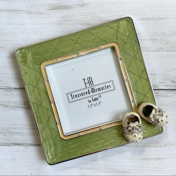 GANZ | Accents | Treasured Memories By Ganz Green Sparkle Cream Baby ...